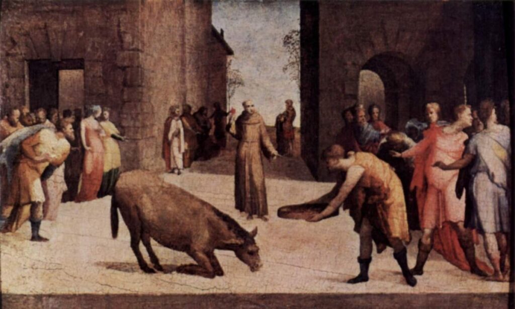 Il miracolo della mula - Sant'Antonio da Padova a Rimini