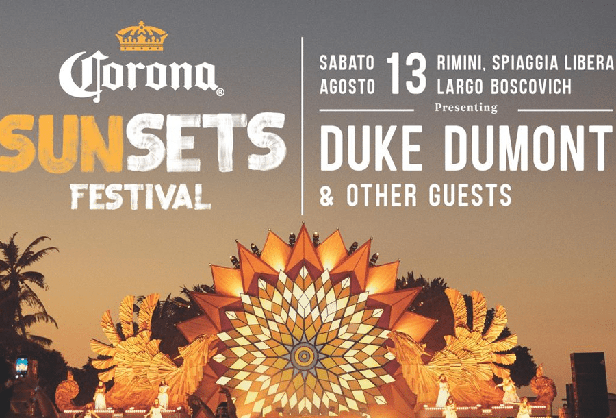 Corona Sunsets Festival 13 Agosto 2016