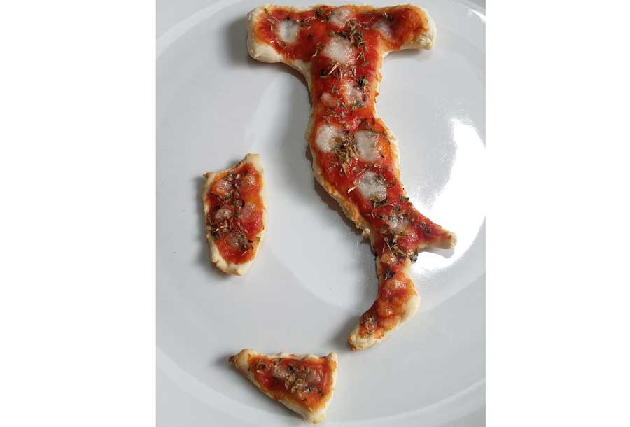 Ricetta Pizza a forma d'Italia