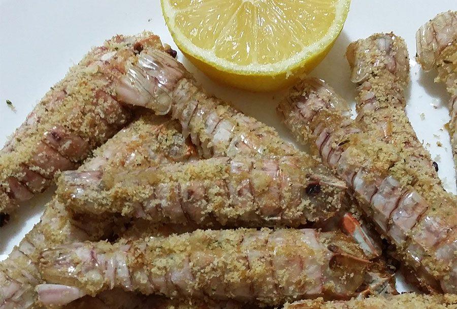 Ricette Canocchie ripiene gratinate in forno